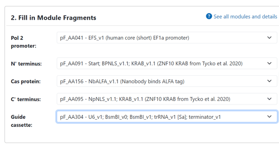 Making CRISPR Plasmids Using Fragmid